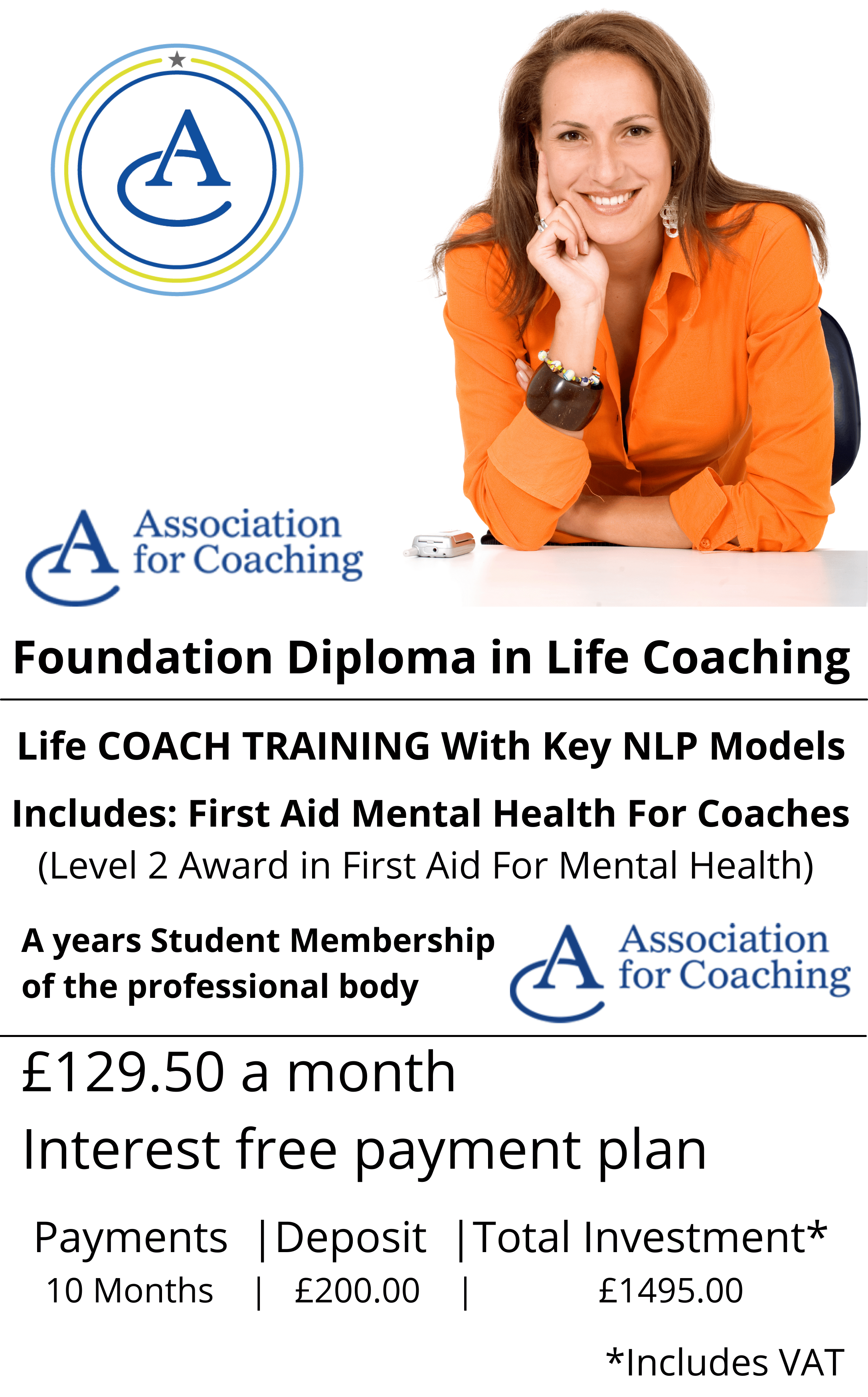 Foundation Diploma in Life Coaching & NLP – Live Online - UKCPD