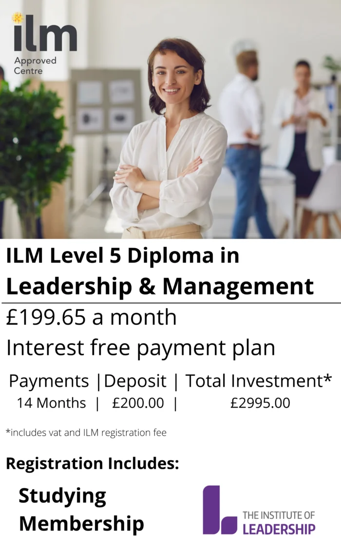 ILM Level 5 Diploma in Leadership & Management - UKCPD